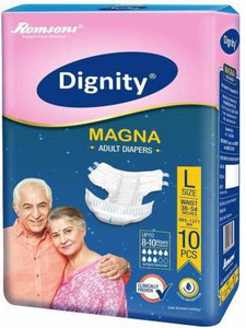 Romsons Magna Adult Diapers, Medium 10 PCS Adult Diapers - M - Buy 10 ...