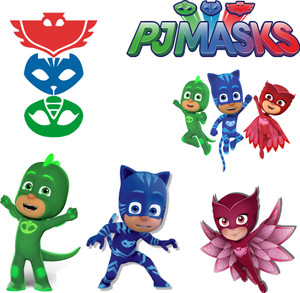 TikiTimes PJ Mask Cutouts Paper Cut-outs Price in India - Buy TikiTimes ...