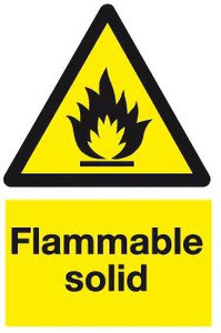 SRG INFOTECH Flammable solid sign board Emergency Sign Price in India ...