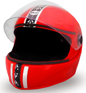 Sonax RED CHROME ECO FULL FACE HELMETS (RED) Motorsports Helmet - Buy ...