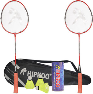 Hipkoo Sports Air Badminton Set (2 Rackets, 3 Shuttlecocks & Bag ...