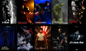 Marvel Universe Poster for Wall |Marvel All Series A3 Posters for Room ...