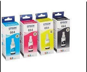ORIGNL EPSON 664 BLACK/TRI-COLOR FOR L361 Printer Black + Tri Color ...