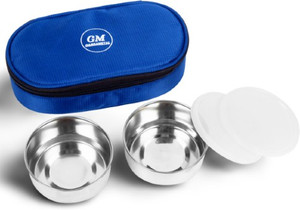Flipkart.com | GangaMetal Steel Office Lunch Box Airtight Tiffin Box ...
