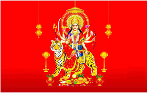 Devi Mata Wall Poster For Room With Gloss Lamination D48 Paper Print ...