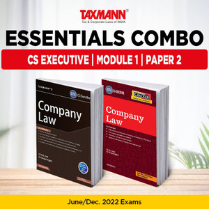 Taxmann's ESSENTIALS COMBO For CS Executive June/Dec. 2022 Exams ...