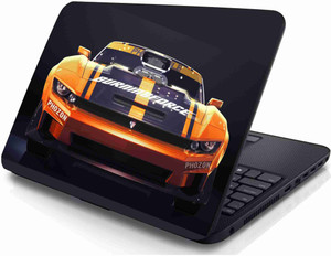 Stickers Mart 25 cm Laptop Skin 'Orange Sports Car' ( Material-Vinyl ...