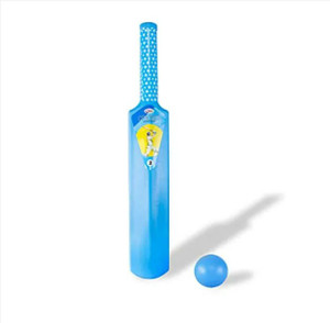 Cansan Leemo_Heavy Plastic_ Cricket Ball And Bat_Blue Cricket Price in ...