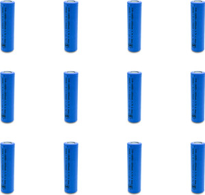 Hongli 3.7 V Reachargeable Lithium ion - 1800 mAh( Pack of 12 ) Battery ...