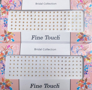 FINE TOUCH Golden bindi Forehead Gold Bindis Price in India - Buy FINE ...