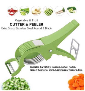 NIYATI ENTERPRISE VEGETABLE CUTTER AND PEELER 2IN1 Vegetable Slicer ...