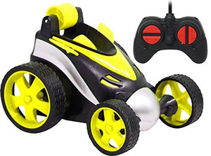 rishi Remote Control Stunt Car Vehicle 360°Rotating (Yellow) - Remote ...