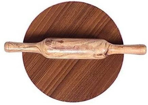 Handu Wooden Chakla Belan Rolling Board Chapati and Roti Maker Rolling ...