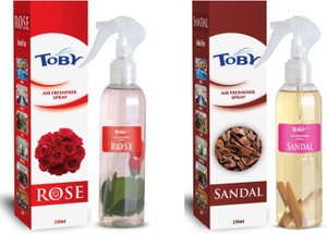 TOBY Rose & Sandal Car Freshener Spray Rose & Sandal Air Freshener ...