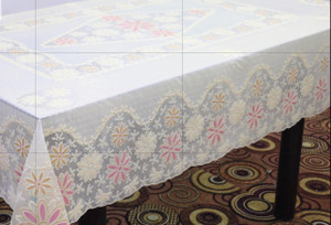 SHRI MAHAVIR IMPEX Floral 6 Seater Table Cover - Buy SHRI MAHAVIR IMPEX ...