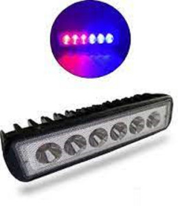 MUSAZI 6 LED Blue Red Headlight Strobe LED Light Flasher for Car Back ...