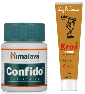 Way Of Pleasure Confido 60 Tablets With Eros Cream 15g For Men Price in ...