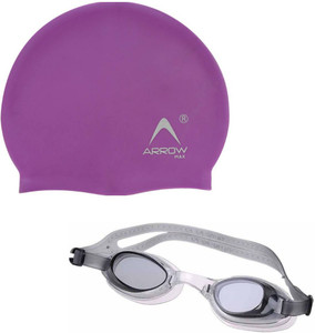 ArrowMax Swimming Kit combo set for all age group (silicone cap ...