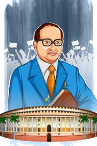 Bhimrao Ramji Ambedkar Matte Finish Poster Paper Print - Animation ...