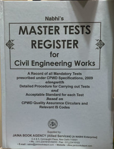 Master Tests Register For Civil Engineering Works: Buy Master Tests ...