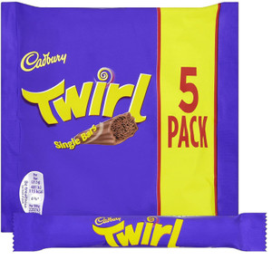 Cadbury Twirl Chocolate Bar Multipack, 5 x 21.5g Bars Price in India ...
