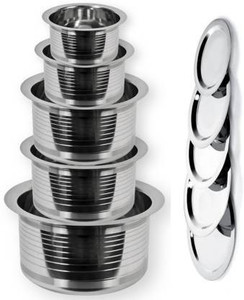 Padchaaya Patila/Bhagona/Tapeli/Handi Stainless Steel Tope with Lid T ...