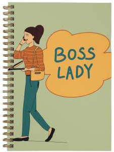 Color The Moments Boss Lady Spiral Notebook Regular Diary Yes 185 Pages ...