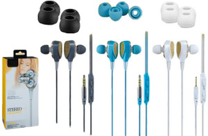 SANNO WORLD 4D in-Ear Dual Driver Wired Headphones with Mic Wired ...