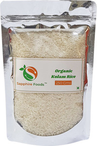Sapphire Foods Organic Kolam Rice 250 Grm Kolam Rice Price in India ...