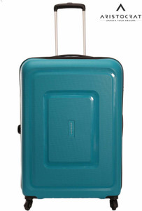 ARISTOCRAT SERA 55 CM BLUE STROLLEY (SMALL) Cabin Suitcase 4 Wheels ...
