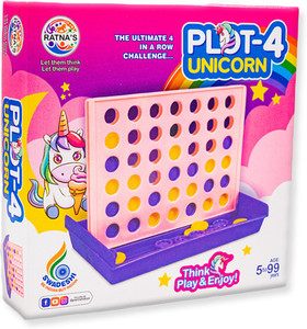 Ratnas Plot 4 Unicorn for Kids Party & Fun Games Board Game (1944 ...