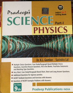 Pradeep Science Physics Part 1 Class 9 (2022-23): Buy Pradeep Science ...