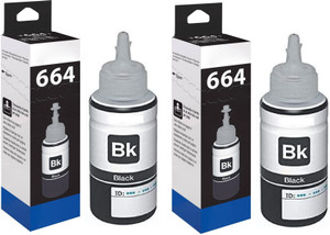 Realink T664 BK Ink Bottle Compatible For L130 L220 L310 L360 L365 Pack ...