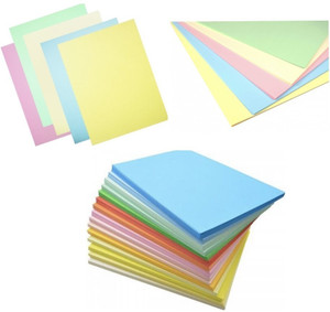 Flipkart.com | Oddy Double Sided 300 pc Pastel Color Paper, 4 SOFT ...