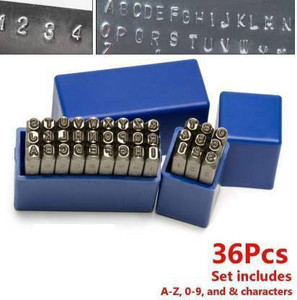 Flipkart.com | SAMENX etter & Number Punch Set (0 to 9) & 27 (A to Z ...
