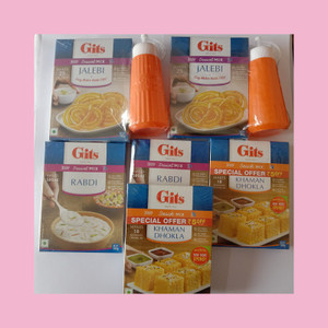 Gits jalebi mix,khaman dokla mix,rabdi mix 760 g Price in India - Buy ...