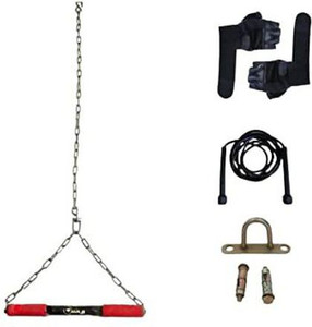 MR.B SPORTS Hanging Rod Chin-ups and Pull-Ups Exercise with Jump Rope ...