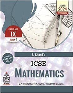 S. Chands ICSE Mathematics Book 1 Class 9 (As Per 2024 Syllabus): Buy S ...