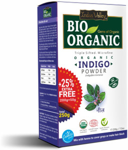 Indus Valley Natural Organic Indigo Powder | Indigofera tinctoria for ...