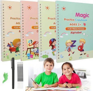 UKRAINEZ Magic Practice Copy book For Kid Magic Book Calligraphy Pen ...