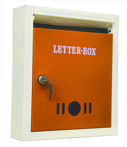 Hustle Grind Letter Box for Home and Office (Orange) | Gate and Wall ...