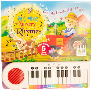 Hello Friend Nursery Rhymes Piano Sound Book (Sky Blue): Buy Hello ...