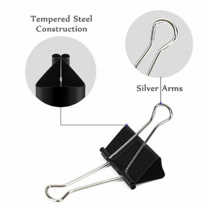 Flipkart.com | Msquare Supplies NA 19MM Stainless Steel BINDER CLIP