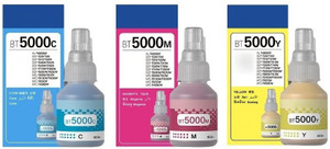 REALCART BT5000 Cyan/Yellow/Magenta Ink Compatible For DCP-T300 T500W ...