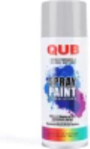 QUBE Silver Spray Paint 450 ml Price in India - Buy QUBE Silver Spray ...