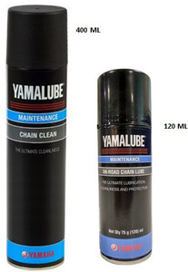 YAMAHA Chain Cleaner 400ml & Chain Lube 120ml Chain Oil Price in India ...