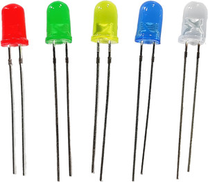 Universal Hub 5mm Leds Combo of 20 Multicolour led 4 Pieces Each color ...