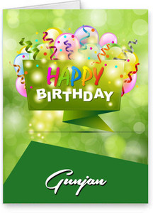 Midas Craft Happy Birthday Gunjan Best Wishes Quotes 25 Greeting Card ...