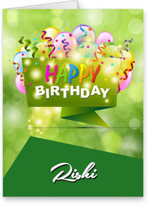 Midas Craft Happy Birthday Rishi Best Wishes Quotes 25 Greeting Card ...