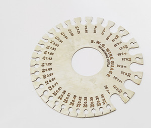 Inditrust Round Stainless Steel Wire Gauge Diameter Gage Metal Inch ...